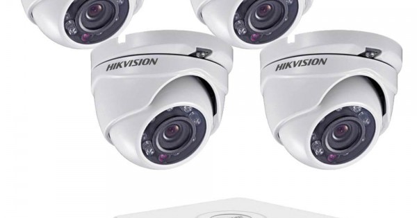 4 Full HD cameras + DVR kit - cctvspot.co.uk