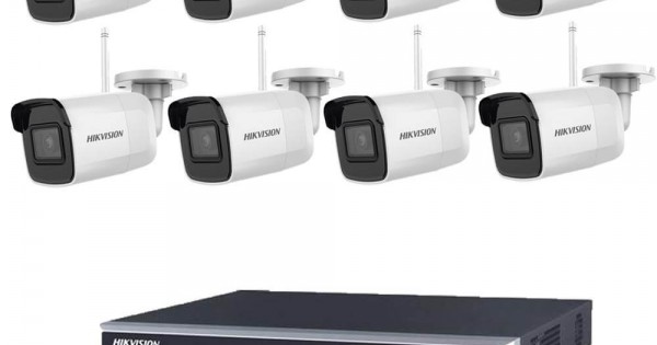 8 Wi-Fi IP cameras kit, 4MP, IR 30m - cctvspot.co.uk